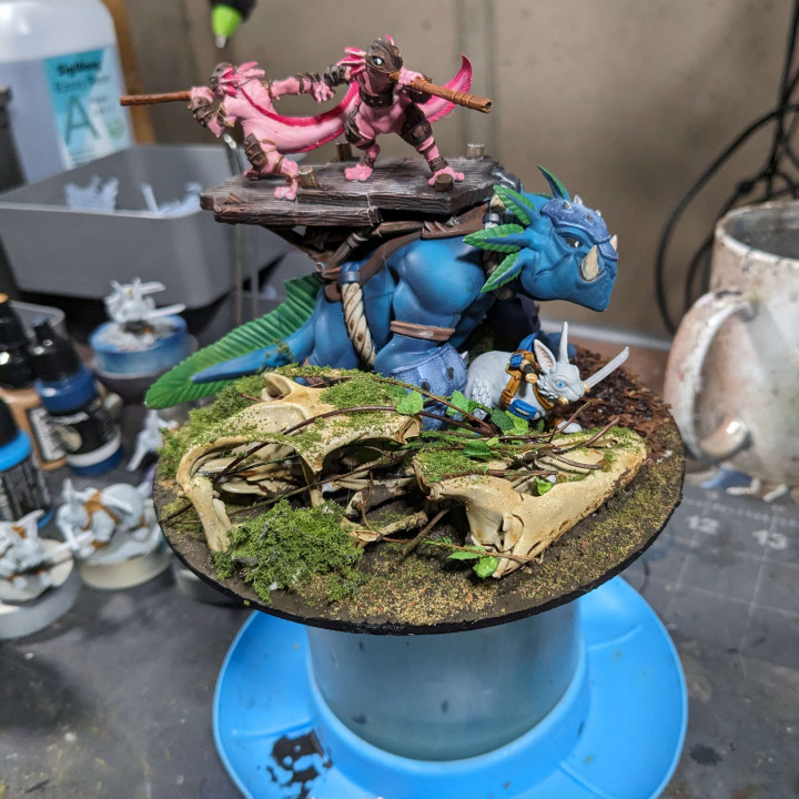 3D Printable The Nahua Tribe - Battle Beast Khuma (Early Access Mini ...