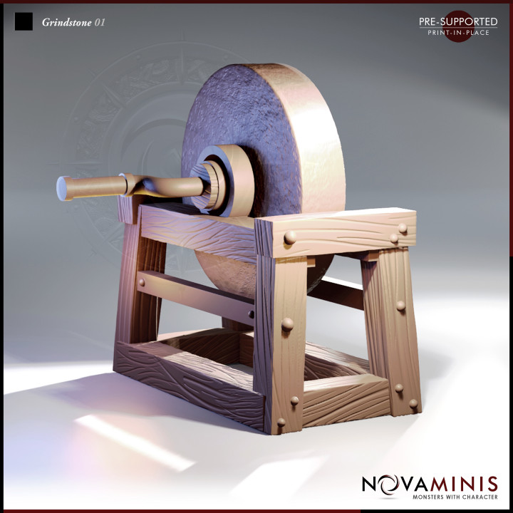 3D Printable Whitestone Mill - Complete Pack by NOVAMINIS