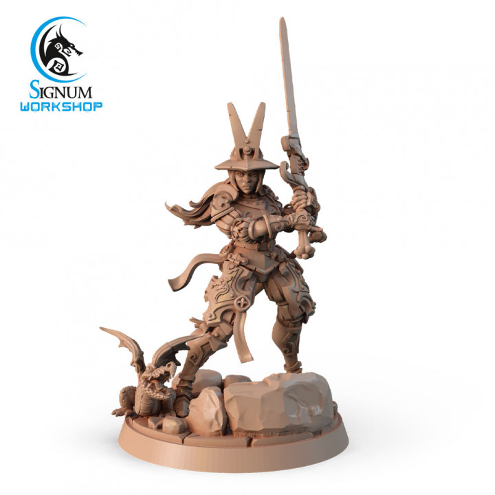 3D Printable Guard with long sword, the Red Falcon infantry by Signum ...