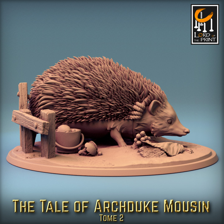 3D Printable Mousin hedgehog by Rescale Miniatures