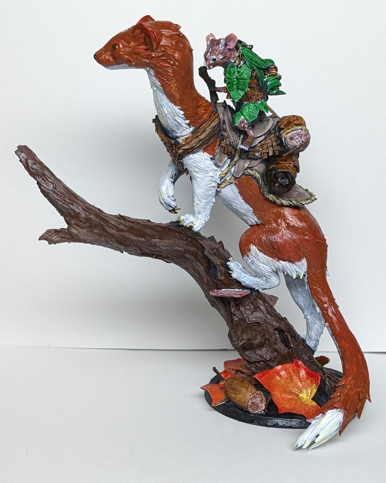 3D Printable Mousin Weasel Climb by Rescale Miniatures