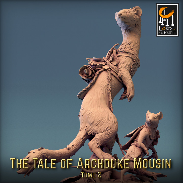 3D Printable Pack Mousin Weasel by Rescale Miniatures
