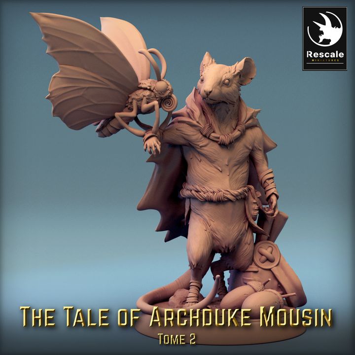 3D Printable Pack Mousin Mouse by Rescale Miniatures