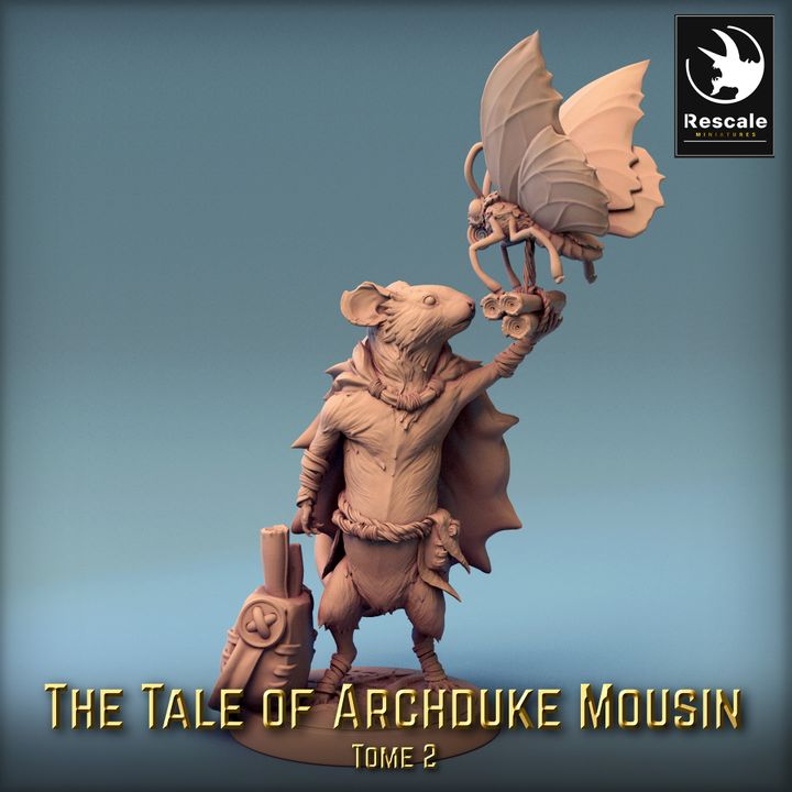3D Printable Pack Mousin Mouse by Rescale Miniatures
