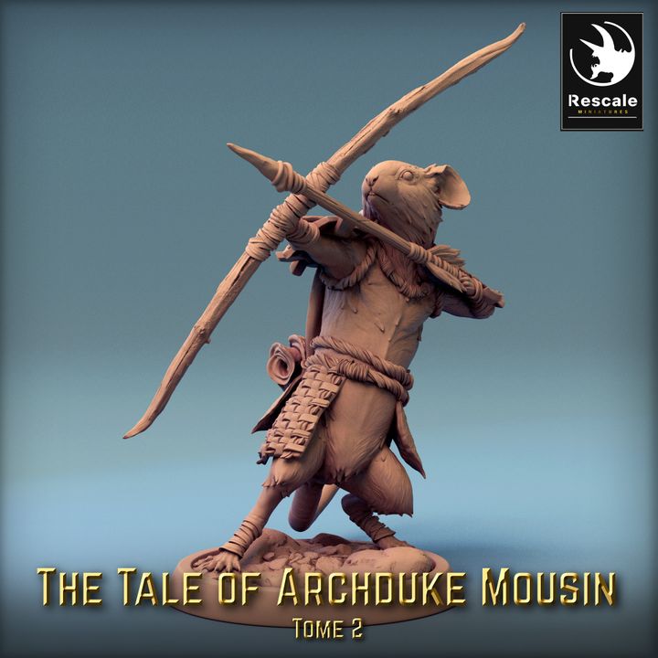 3D Printable Pack Mousin Mouse by Rescale Miniatures