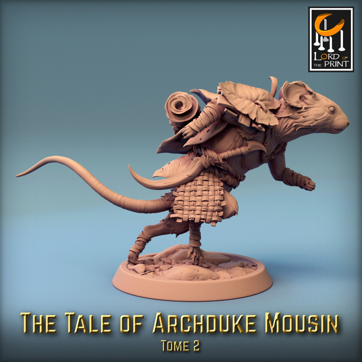 3D Printable Pack Mousin Mouse by Rescale Miniatures