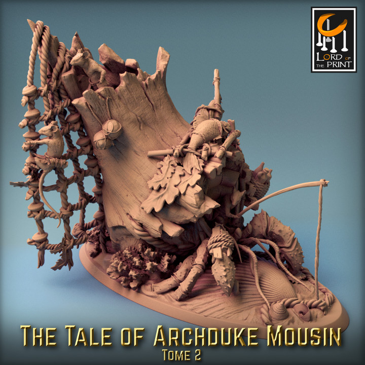 3D Printable Mousin HermitCrab by Rescale Miniatures