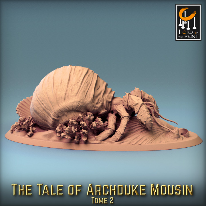 3D Printable Mousin HermitCrab by Rescale Miniatures