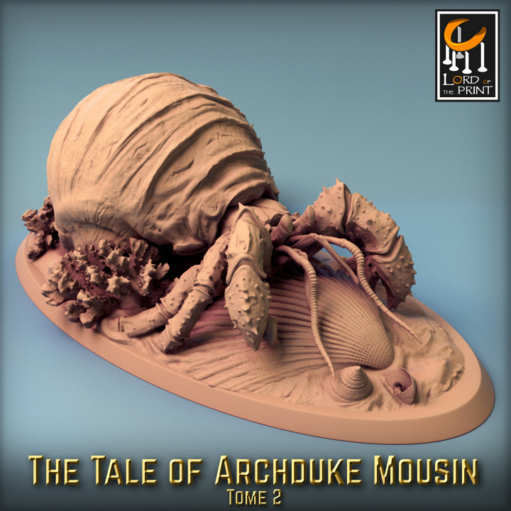 3D Printable Mousin HermitCrab by Rescale Miniatures