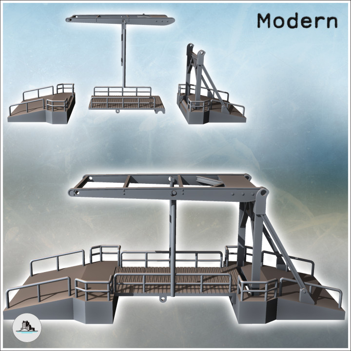 3D Printable Ludendorff Ludendorff-Brücke Bridge (Remagen, Germany ...
