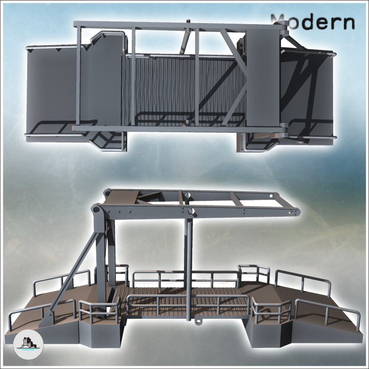 3D Printable Ludendorff Ludendorff-Brücke Bridge (Remagen, Germany ...