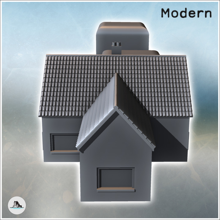 3D Printable Modern House & Bunker Set for Fortified Defense (7 ...