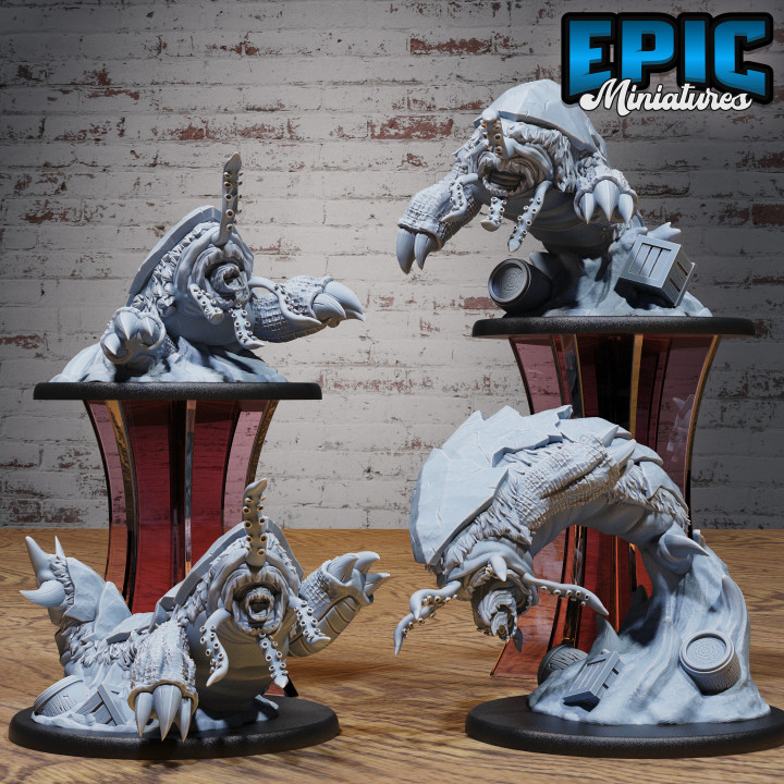 3D Printable Subterranean Horror Set / Astral Insectoid Beast / Ancient ...