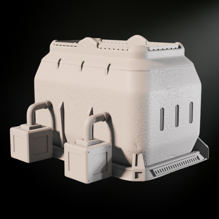 3D Printable Sci-Fi Desert House IX by WargamesCo