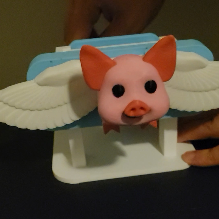 3D Printable Flying Pig by Dom B