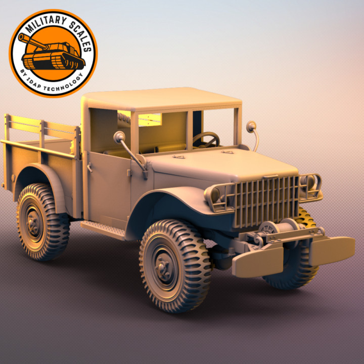 3D Printable Dodge M-37 by MilitaryScales