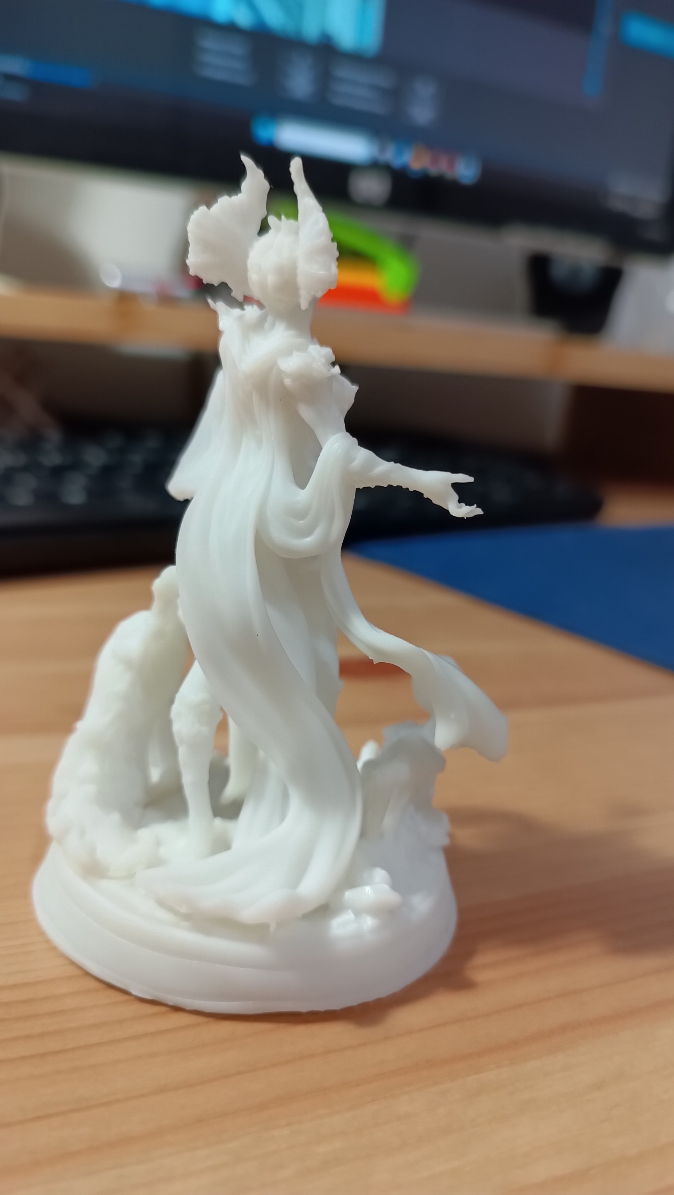 3D Printable Litch Lady of Pain by Midas Forge
