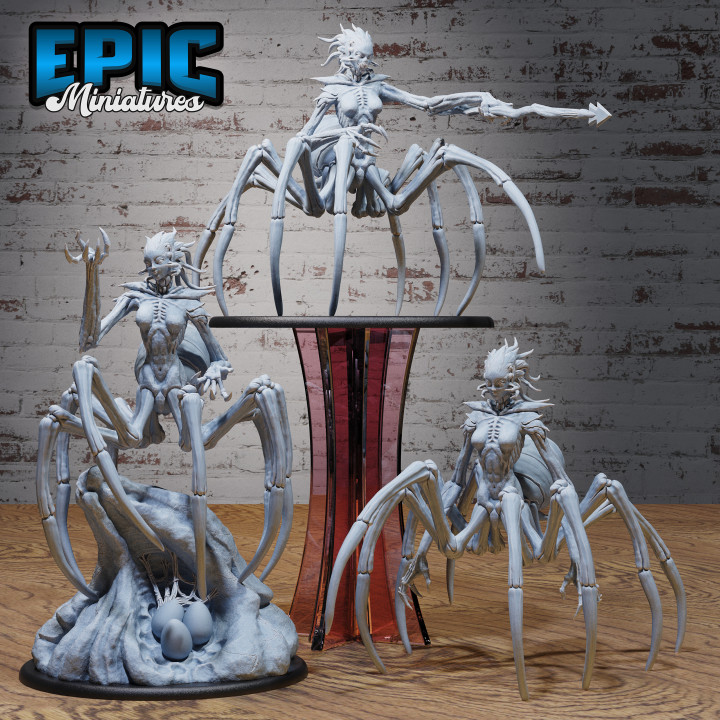 3D Printable Leng Spider Queen Set / Astral Arachnid Beast / Ancient ...