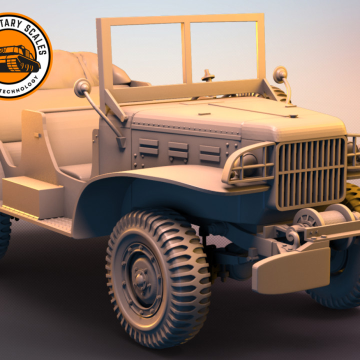 3D Printable Dodge WC-57 by MilitaryScales
