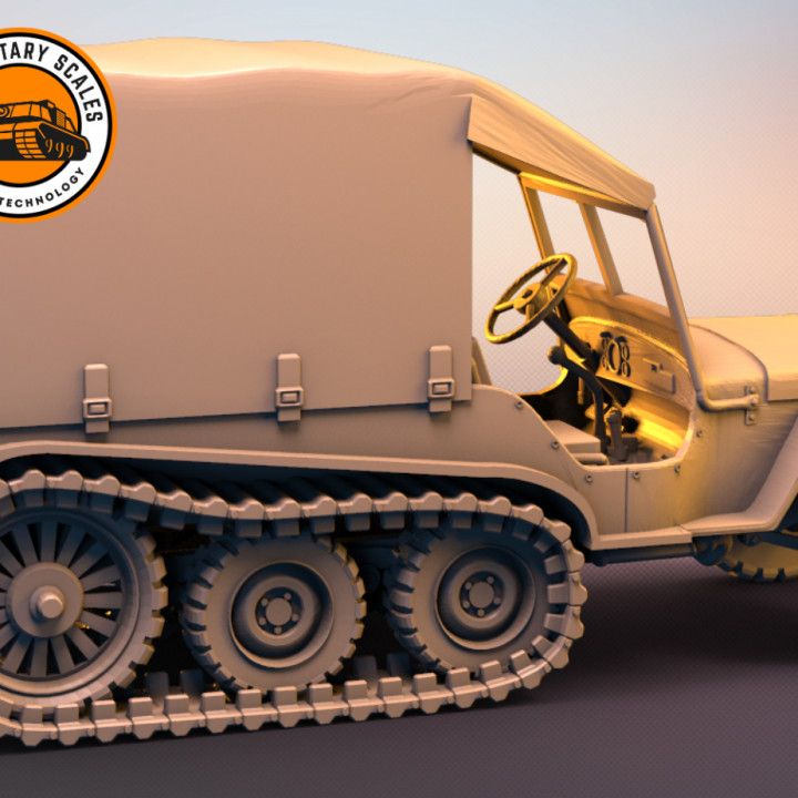 3D Printable Jeep Willys tracked by MilitaryScales