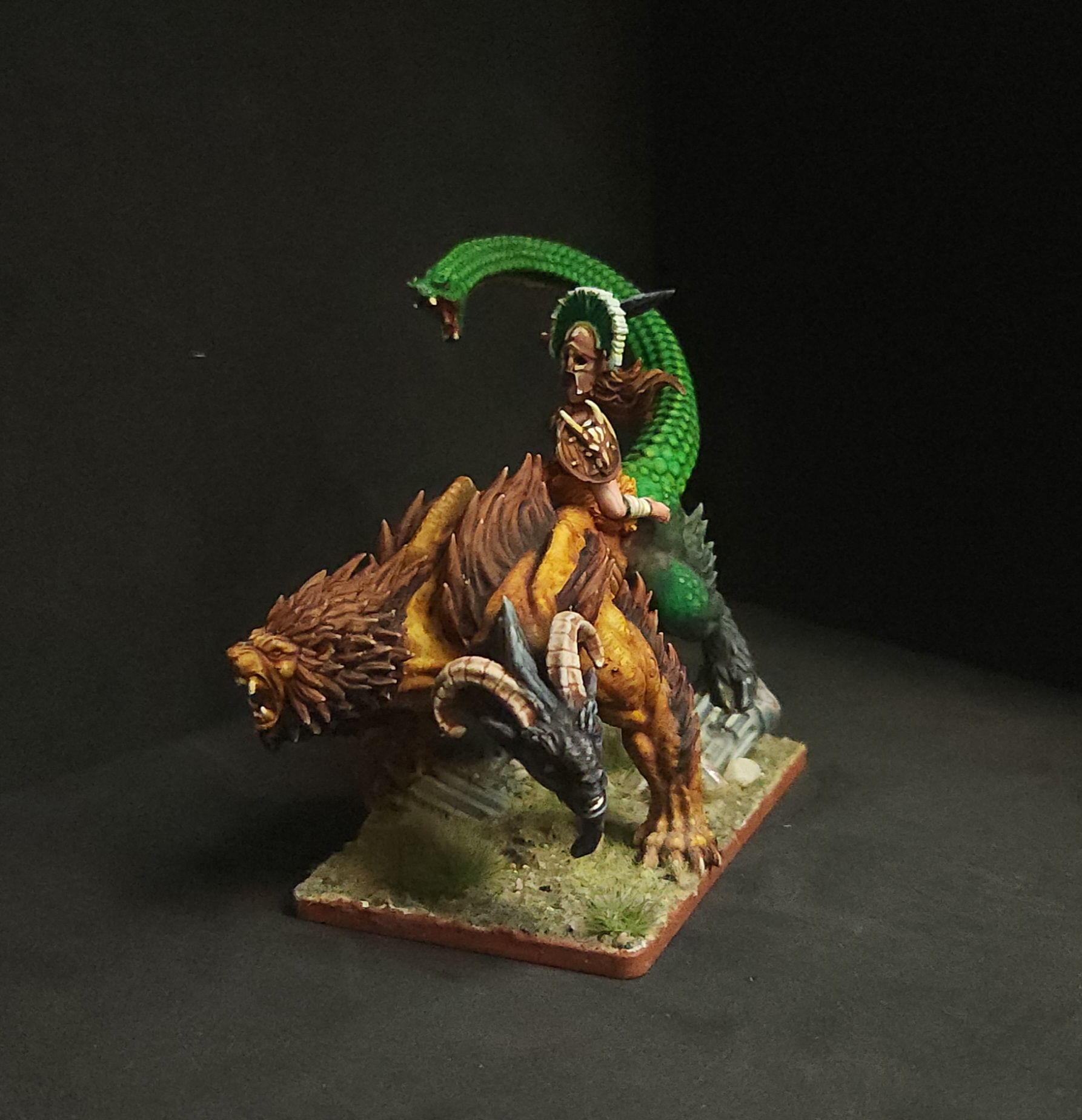 3D Printable Ignis Chimera (Bronzeclad Greatgoblin) by Artisan Guild