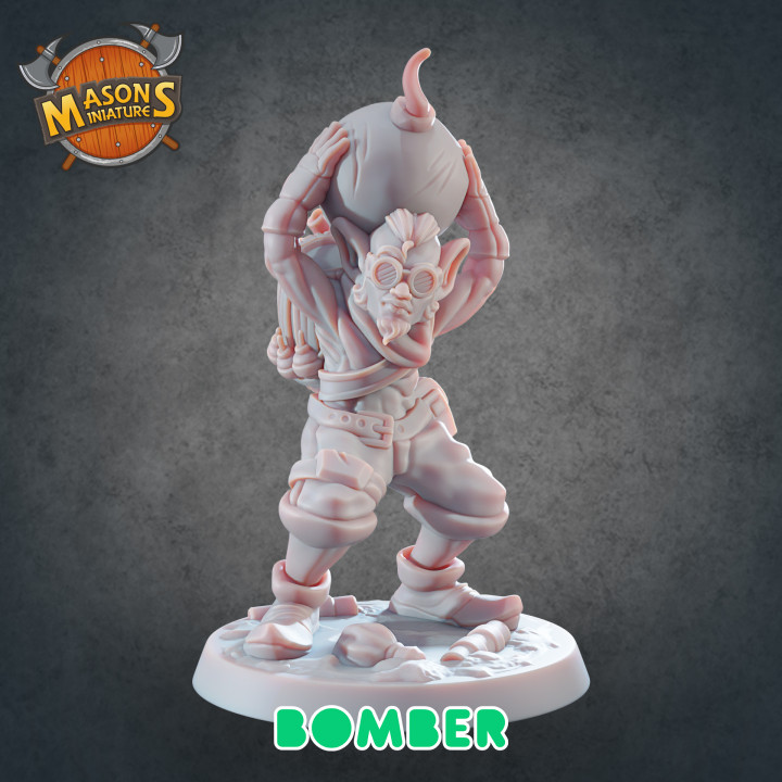 3D Printable Goblins complete set (15 STL's) by Legends of Grimm