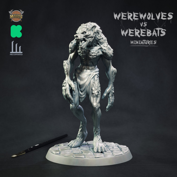 3D Printable Werewolves VS Werebats - full set (29 STL's) by Legends of ...