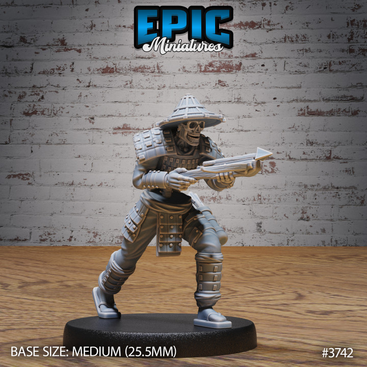 3D Printable Eastern Skeleton Army Set A / Undead Soldier / Evil Skelet ...