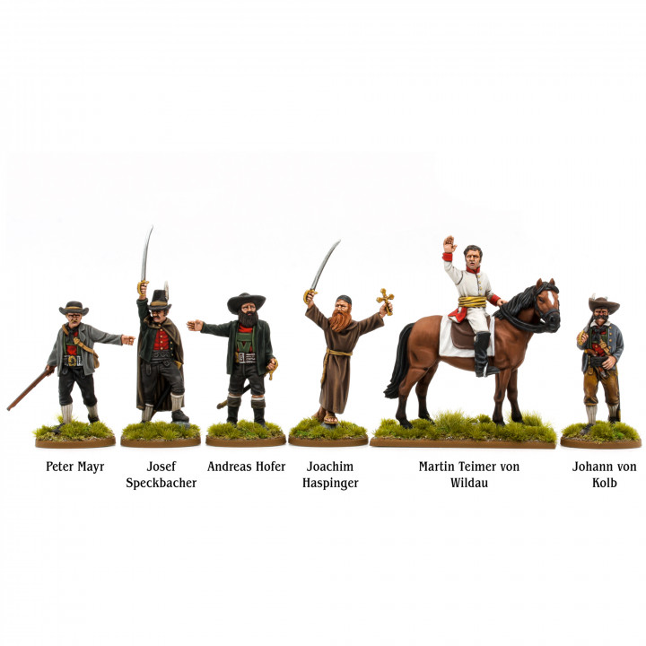3D Printable Napoleonic Tyrolean Personalities of the Rebellion by ...