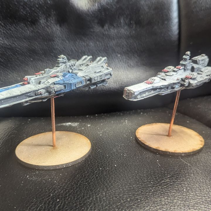 3D Print of I.J.C.N Musashi class Battleship by julieparish1