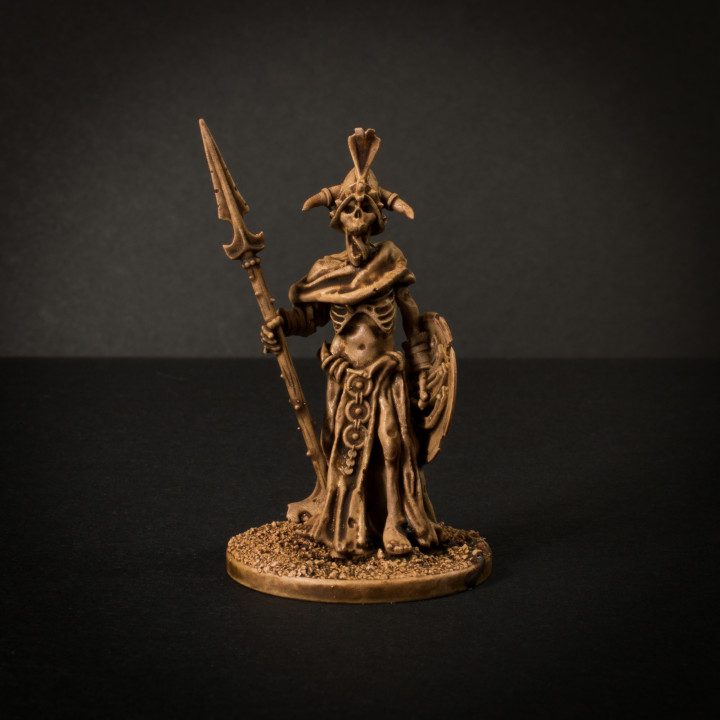 3D Printable Undead Guards Pair by Knucklebones Miniatures