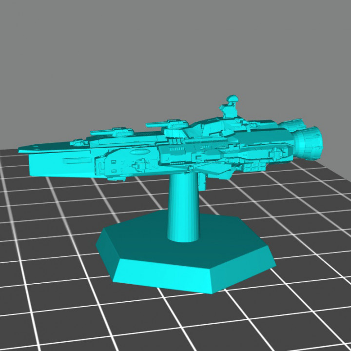 3D Printable I.J.C.N Ibuki Class heavy cruiser by Carl Woodhall