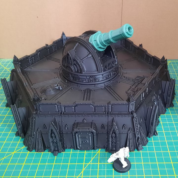 3D Print of Defense Turret by jeffjedi