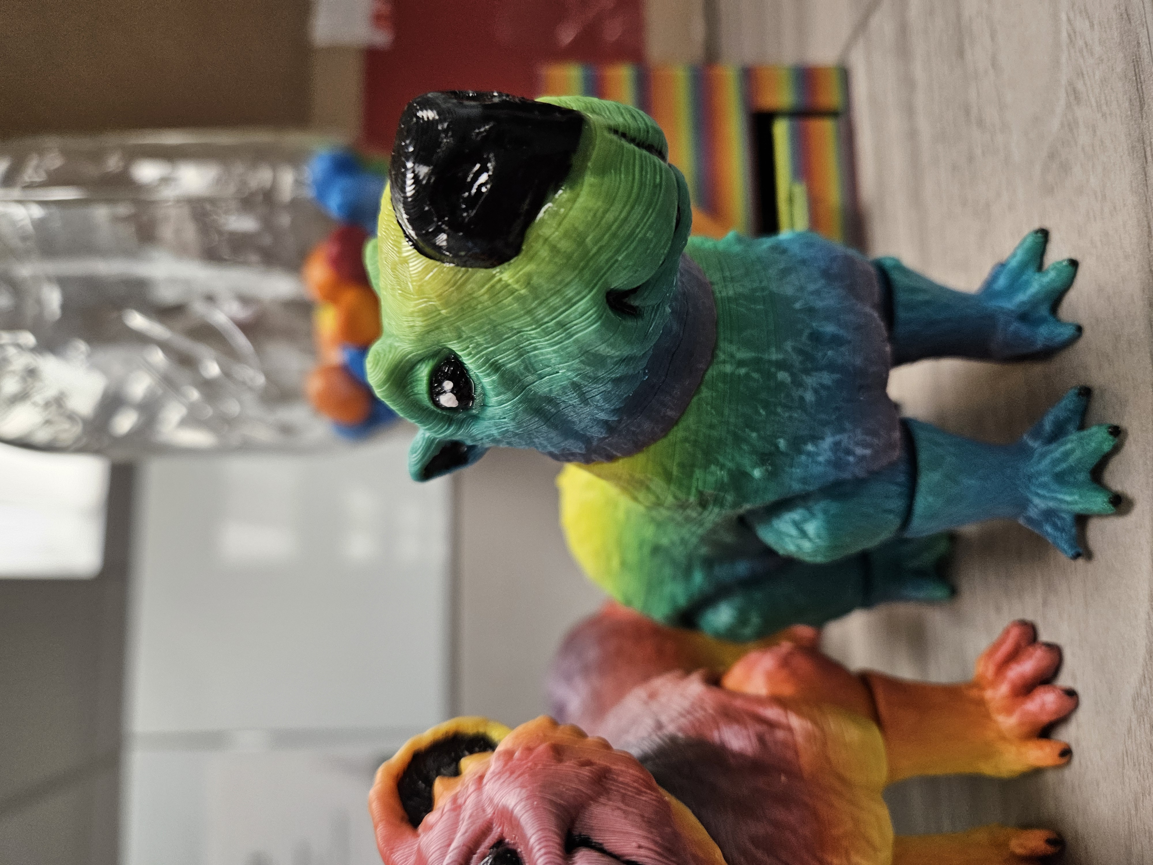 3D Printable Capybara Articulated figure, Print-In-Place Body, Snap-Fit ...