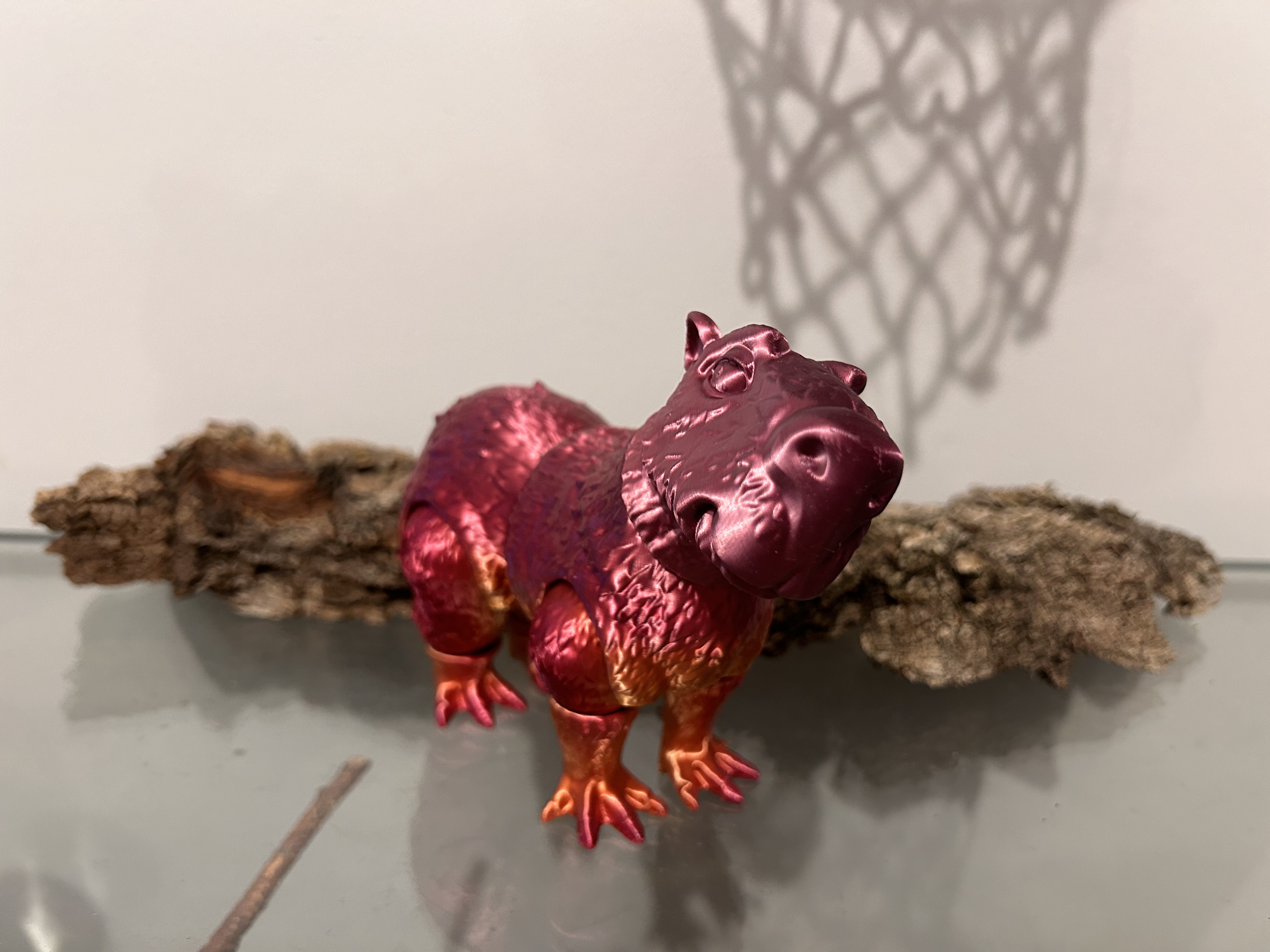 3D Printable Capybara Articulated figure, Print-In-Place Body, Snap-Fit ...
