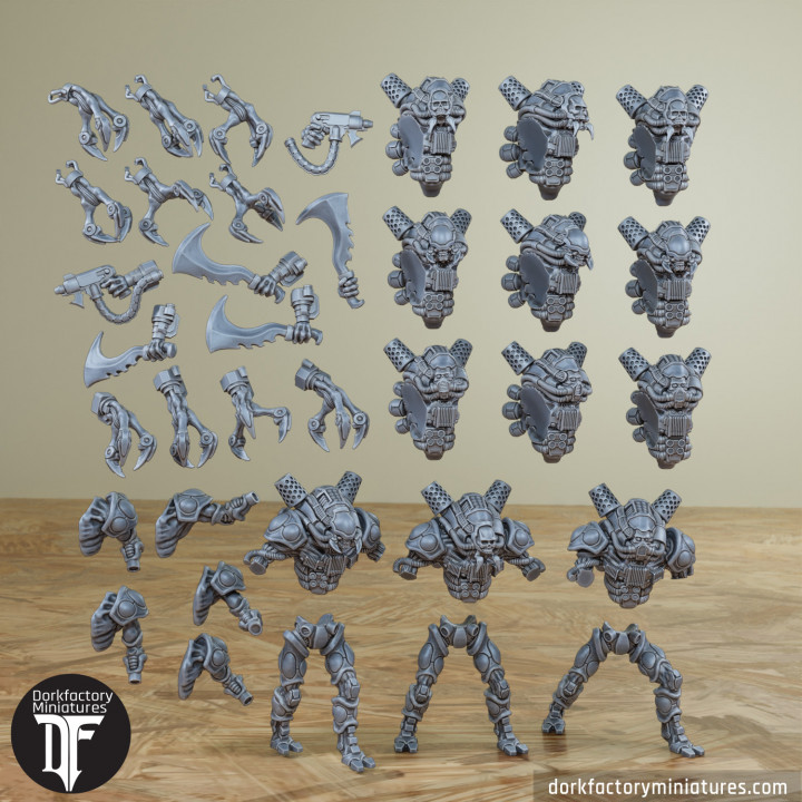 3D Printable Cyborg Slaughterbots | dark evil space pain elf of elves ...