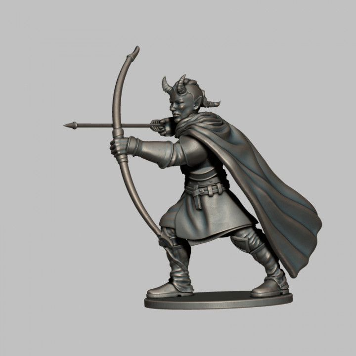 3D Printable Classic Fantasy Rangers by Wargames Atlantic