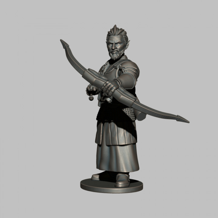 3D Printable Classic Fantasy Rangers by Wargames Atlantic