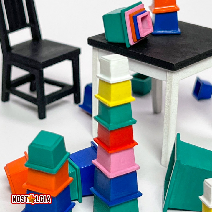 3D Printable Sandbox Cubic Forms Set by Imagine Tower