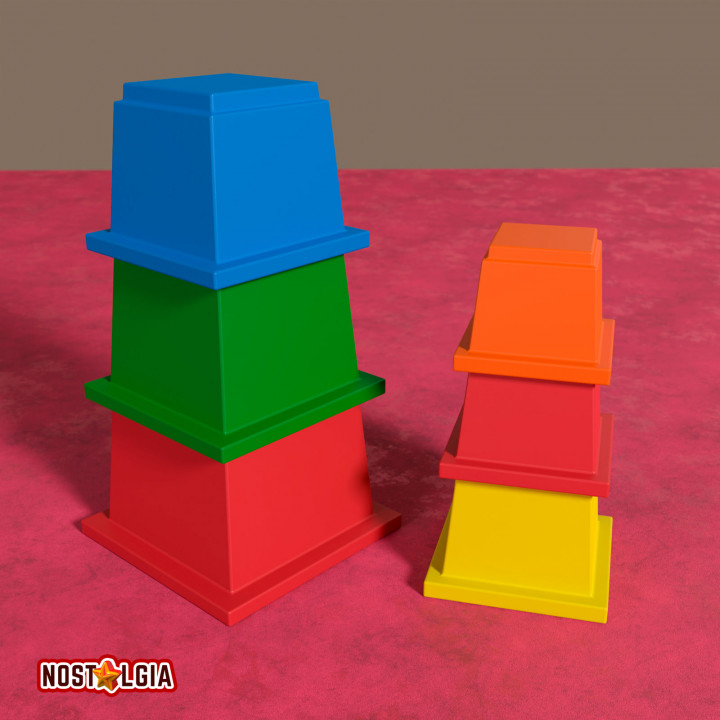 3D Printable Sandbox Cubic Forms Set by Imagine Tower