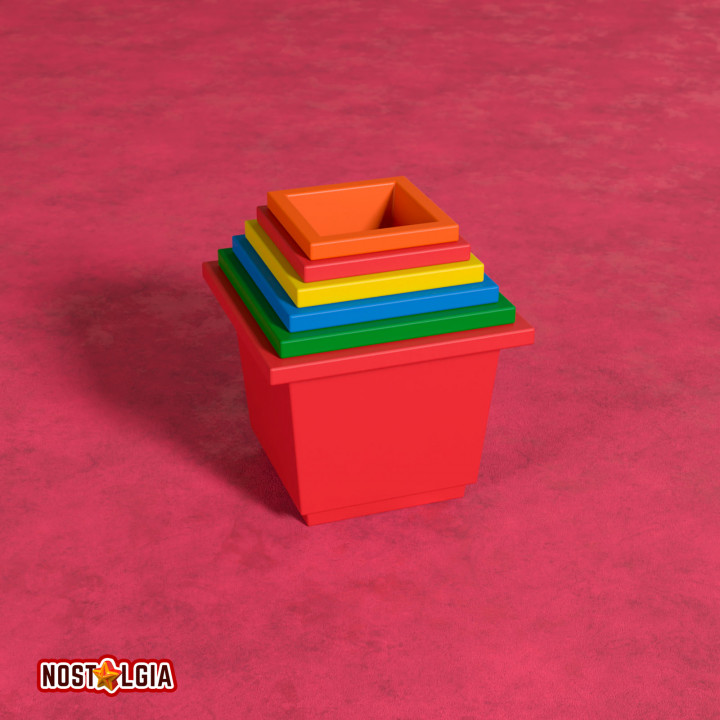 3D Printable Sandbox Cubic Forms Set by Imagine Tower