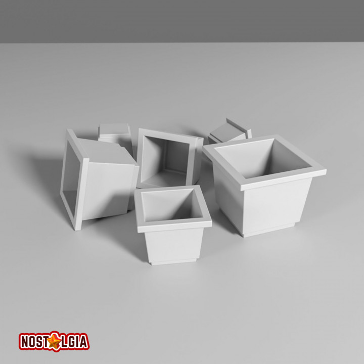 3D Printable Sandbox Cubic Forms Set by Imagine Tower
