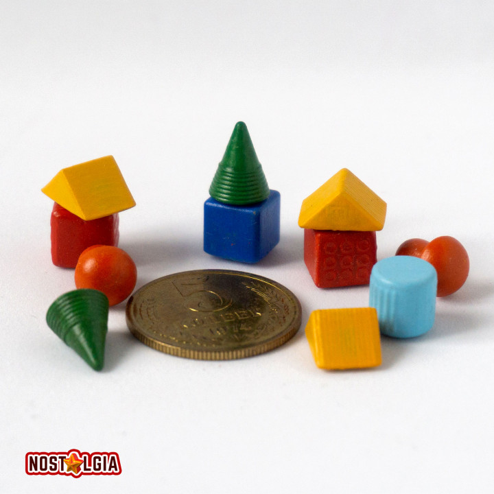 3D Printable Miniature Cubes Set by Imagine Tower
