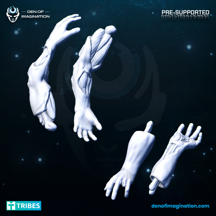 3D Printable Corpses and Limbs - Gore Pack by WildMesh