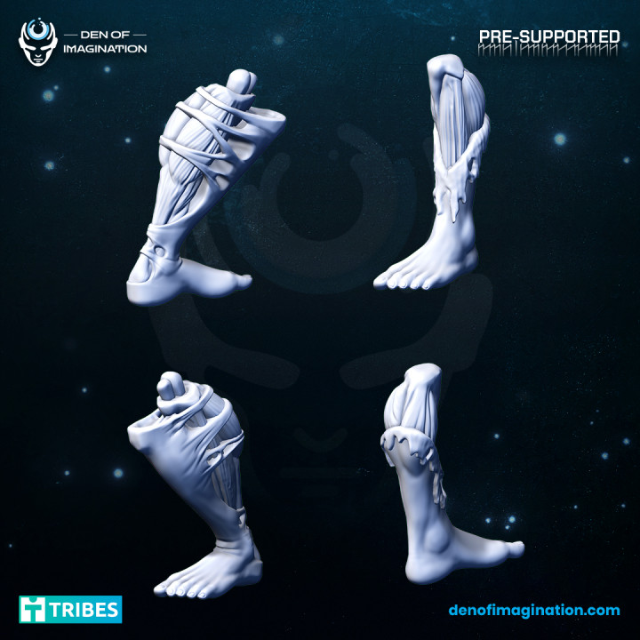 3D Printable Corpses and Limbs - Gore Pack by WildMesh