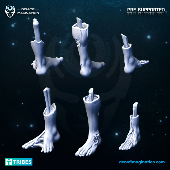 3D Printable Corpses and Limbs - Gore Pack by WildMesh