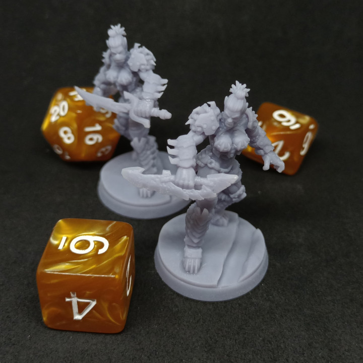 3D Printable Fire and Iron - Orc Assassin A by Imagine Minis