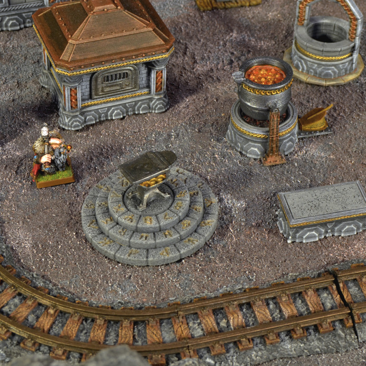 3D Printable [Commercial License] Mining Settlement STL by Dani Amengual