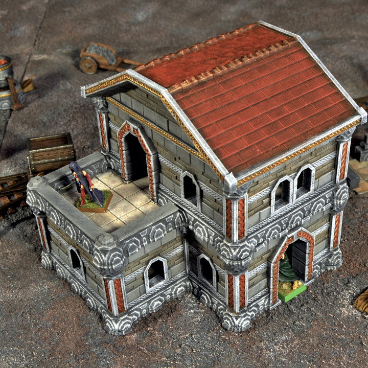 3D Printable [Commercial License] Mining Settlement STL by Dani Amengual