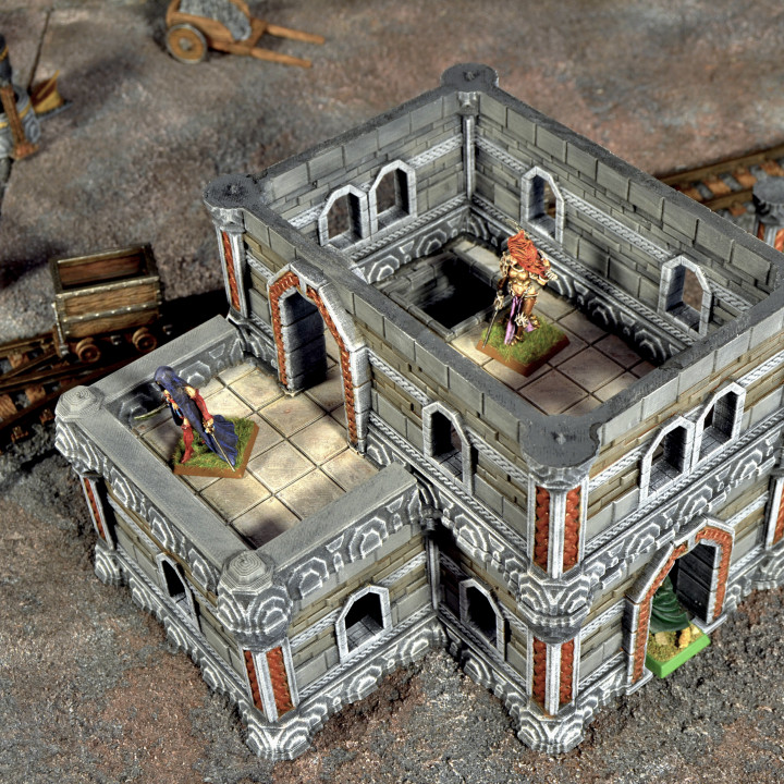 3D Printable [Commercial License] Mining Settlement STL by Dani Amengual